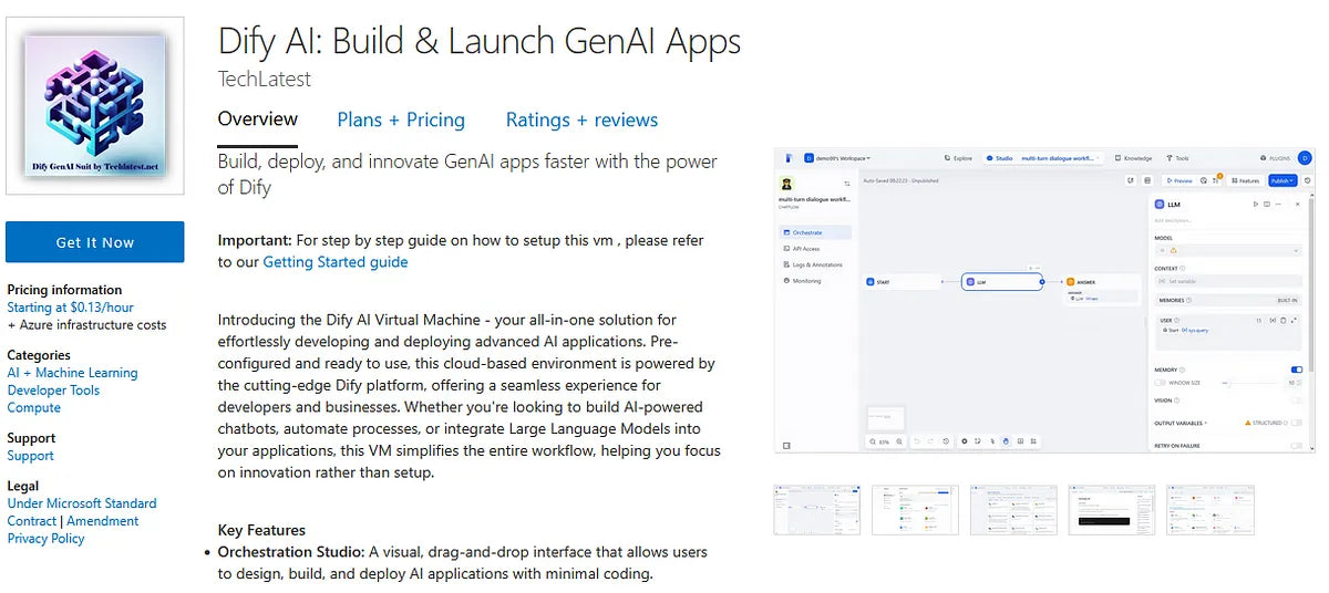 Transforming Software Development: A Deep Dive into Dify AI's Virtual Machine on Azure – FlyRank